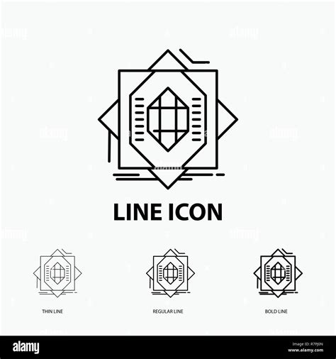 Abstract Core Fabrication Formation Forming Icon In Thin Regular