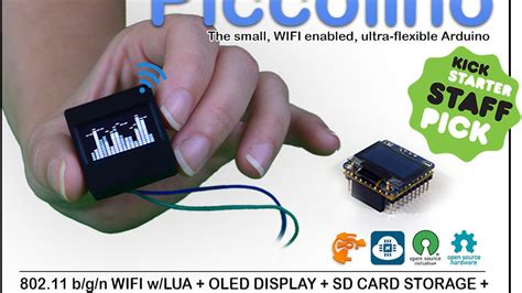 Nice Idea Piccolino Is A Tiny Arduino Compatible With Wifi Oled Display And Sd Onboard Met