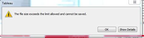 Excel File Size Exceeds Limit