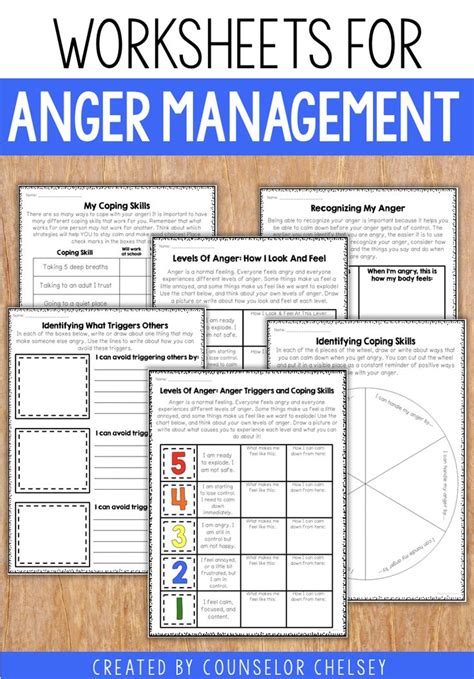 Free Printable Anger Management Worksheets For Youth