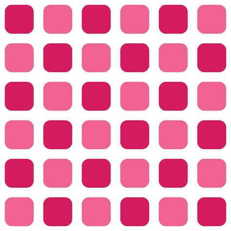 Pink Rounded Square Pattern Rounded Square Vector Pattern Seamless Geometric Pattern For