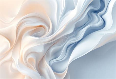 Abstract Flowing Fabric Texture In Soft Pastel Colors Of Beige And