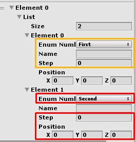 C Display Certain Properties Of Array Members In Unity Editor Depending On Other Properties
