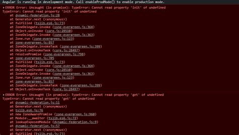Error When Load Remote Cannot Read Property Init Of Undefined