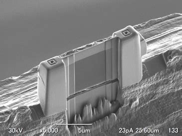 OmniProbe 350 Nano Manipulator Inside Specimen Chamber Of FIB SEM Products JEOL Ltd