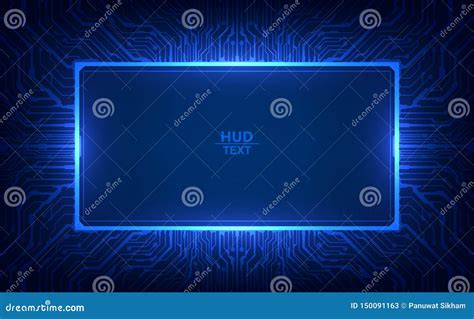 Abstract Hi Tech Futuristic Template Design Layout Background Digital