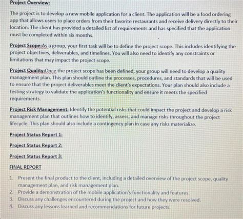 solved project overview the project is to develop a new