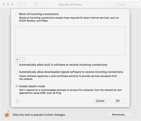 Dont Respond To Icmp Ping Network Requests Firewall In Stealth Mode