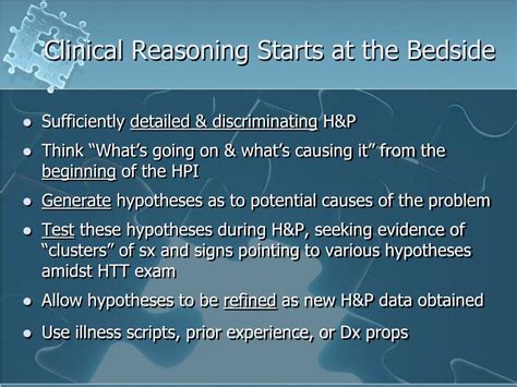 Ppt Teaching Clinical Reasoning Powerpoint Presentation Free Download Id5555997