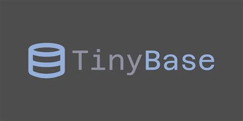 github jsh32 tinybase a tiny embedded database built in rust