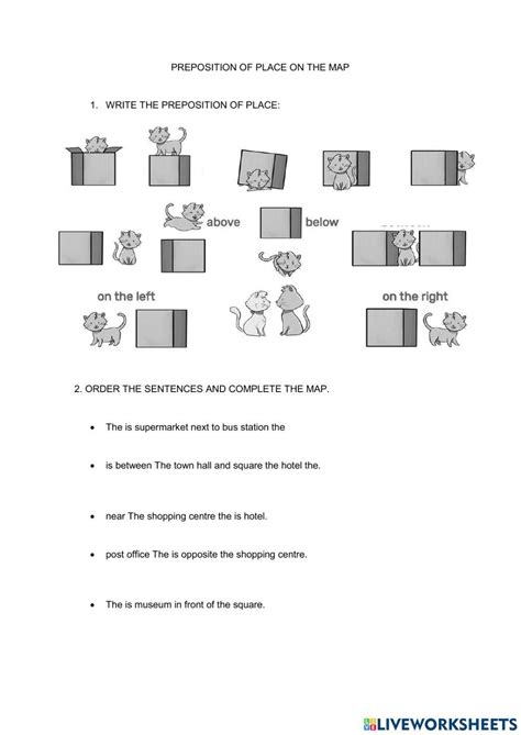 5285544 Preposition Of Place On The Map