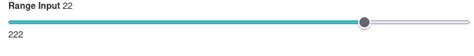 How To Show Bootstrap Ranges Min Max Value Before And After Range