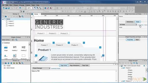 Learning Axure Rp Tutorial Creating The Documentation