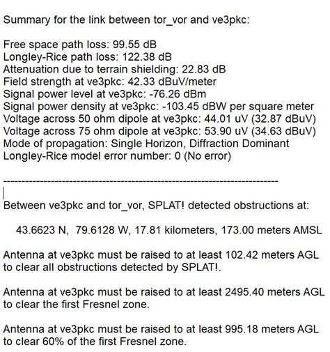 vor vhf omni directional range splat path analysis a