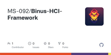 Github Ms 092binus Hci Framework