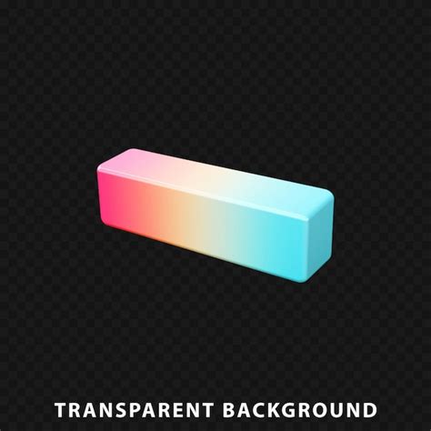 Premium PSD D Render Eraser Isolated On Transparent Background
