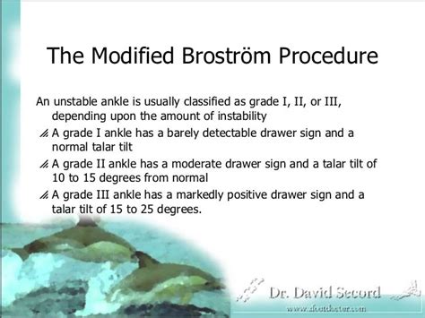 Broström Procedure Presentation