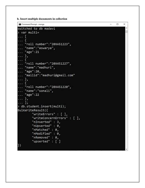 mongodb lab manual 1 pdf used in data science pdf
