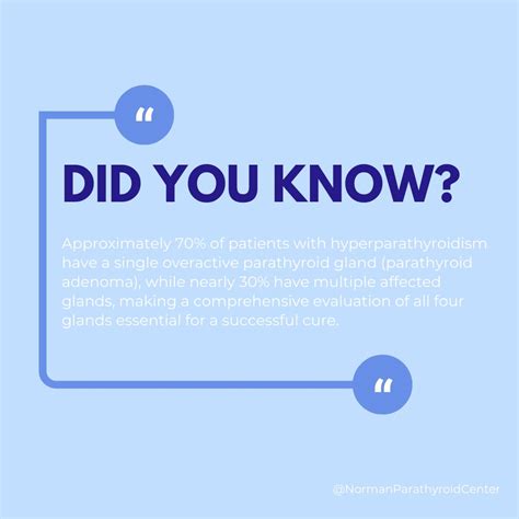 🔬 Did You Know About 70 Of Patients With Parathyroid Disease