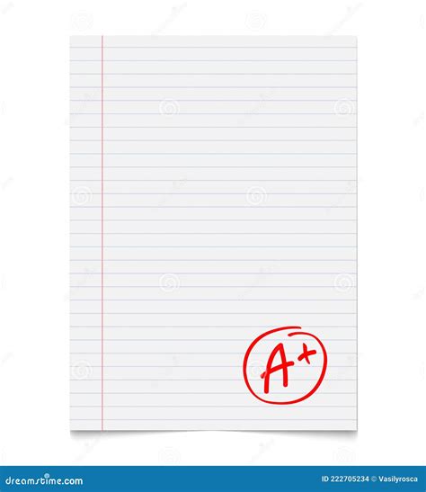 Grade A Plus Letter Text Isolated Royalty Free Stock Image CartoonDealer