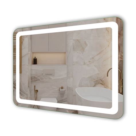 ᐉ Дзеркало настінне Led Decorled Wsd 018 у ванну спальню передпокій 600х800 мм • Краща ціна в