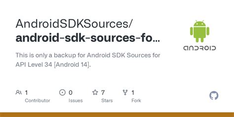 github androidsdksources android sdk sources for api level 34 this