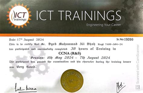 syed muhammad ali shah on linkedin ccna itcertification