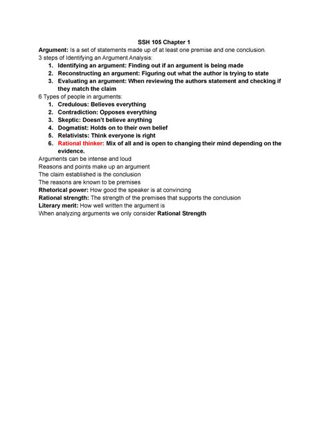 ssh 105 chapter 1 notes ssh 105 chapter 1 argument is a set of