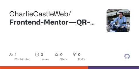 Github Charliecastleweb Frontend Mentor Qr Code Component