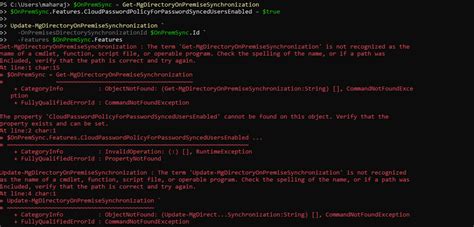unable to run the graph command in powershell microsoft qanda
