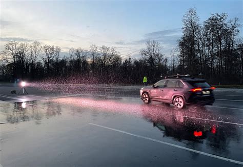 automated driving during wetness and rain