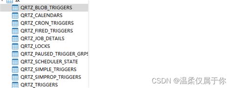 mysql中 设置大小写敏感，quartz数据库持久化表 quartz 表名小写 csdn博客