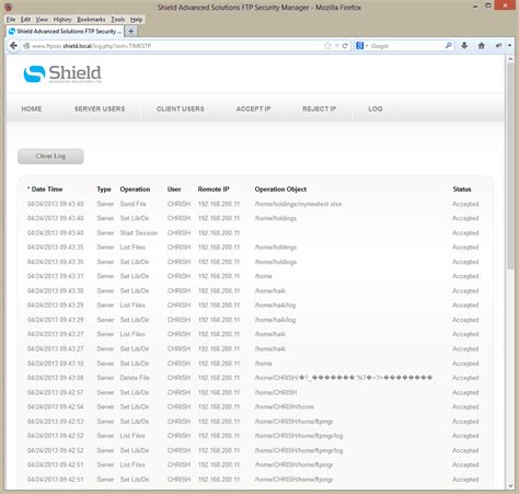 FTP Guard I Log Viewer Simply I