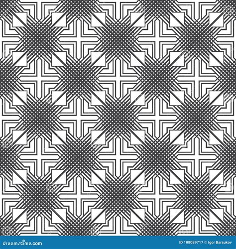 Vector Seamless Pattern Stock Vector Illustration Of Regular 108089717