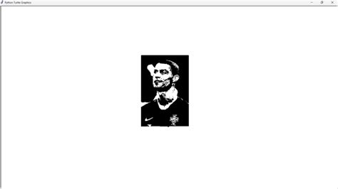 Draw Ronaldo Using Python With Code Pythondex
