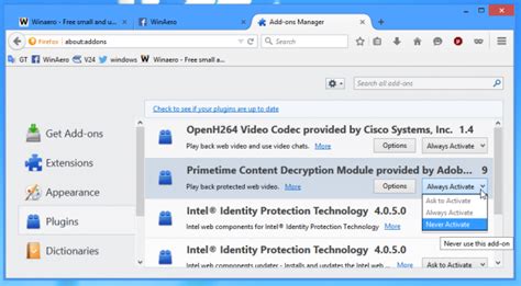 How To Disable Drm In Firefox 38