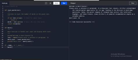 Akhil Reddy Levaku On Linkedin Python Programming Wordcounter