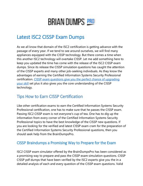 Pass CISSP Exam Using CISSP Exam Cram Pdf DocDroid
