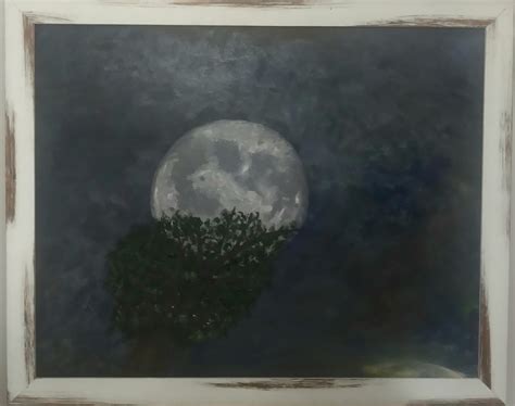 A Lua Obra De Arte Artista D Bricola Pintura