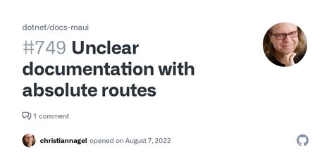 Unclear Documentation With Absolute Routes · Issue 749 · Dotnetdocs