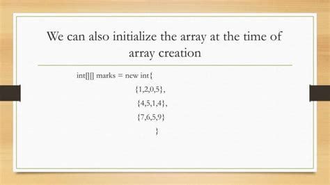 Two Dimensional Array In Java Pptx