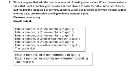 Solved Write A Program That Asks The User To Input A Set Of Chegg