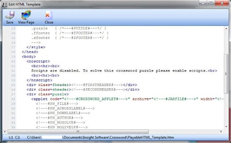 Tutorial Using HTML Templates