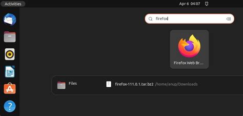 how to install firefox on ubuntu linux start