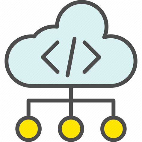 cloud code developer development open programmer repository icon