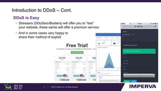 D TLV Advanced DDoS Mitigation Techniques PPTX Information And Network Security Computing