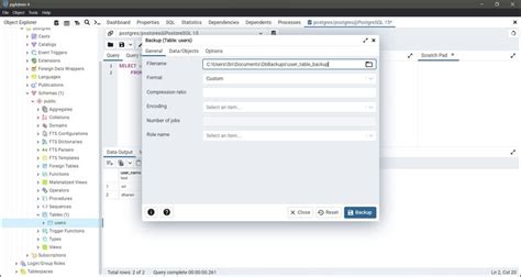 How To Take Backup And Restore A Table In Postgresql