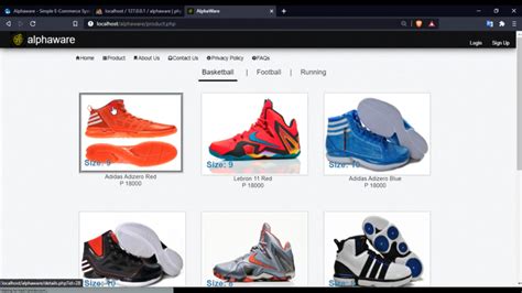 Free Download Simple Ecommerce System Project In Php With Source Code And Database Mysql With