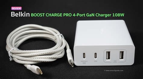BOOST CHARGE PRO Port GaN Charger W A Variety Of Chargers Easy To Use Great Value Archyde
