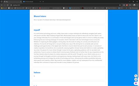 Chaitanya Patil On Linkedin Fullstackdeveloper Webdevelopment Bharatinternship